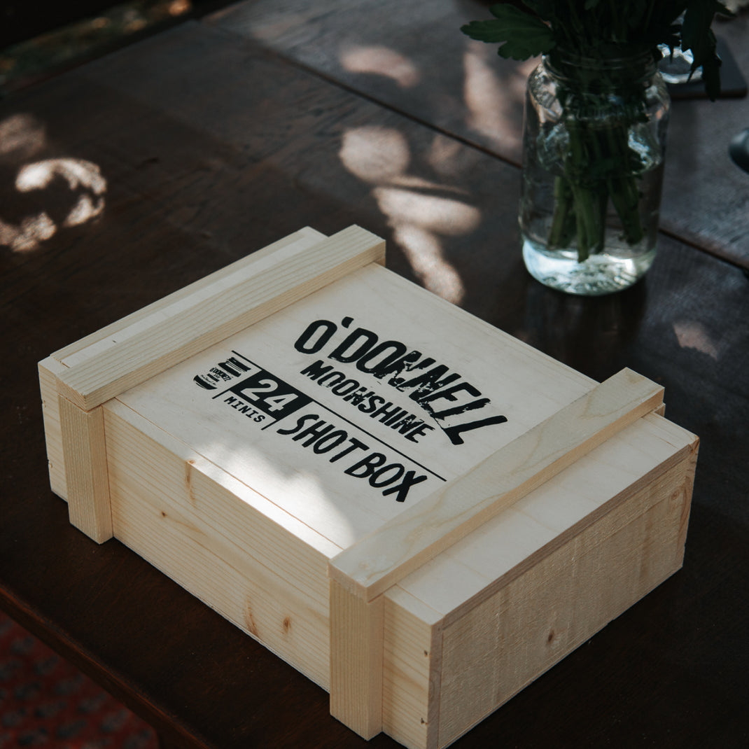 Shot Box (24×50ml) | O’Donnell Moonshine – O'Donnell Moonshine UK